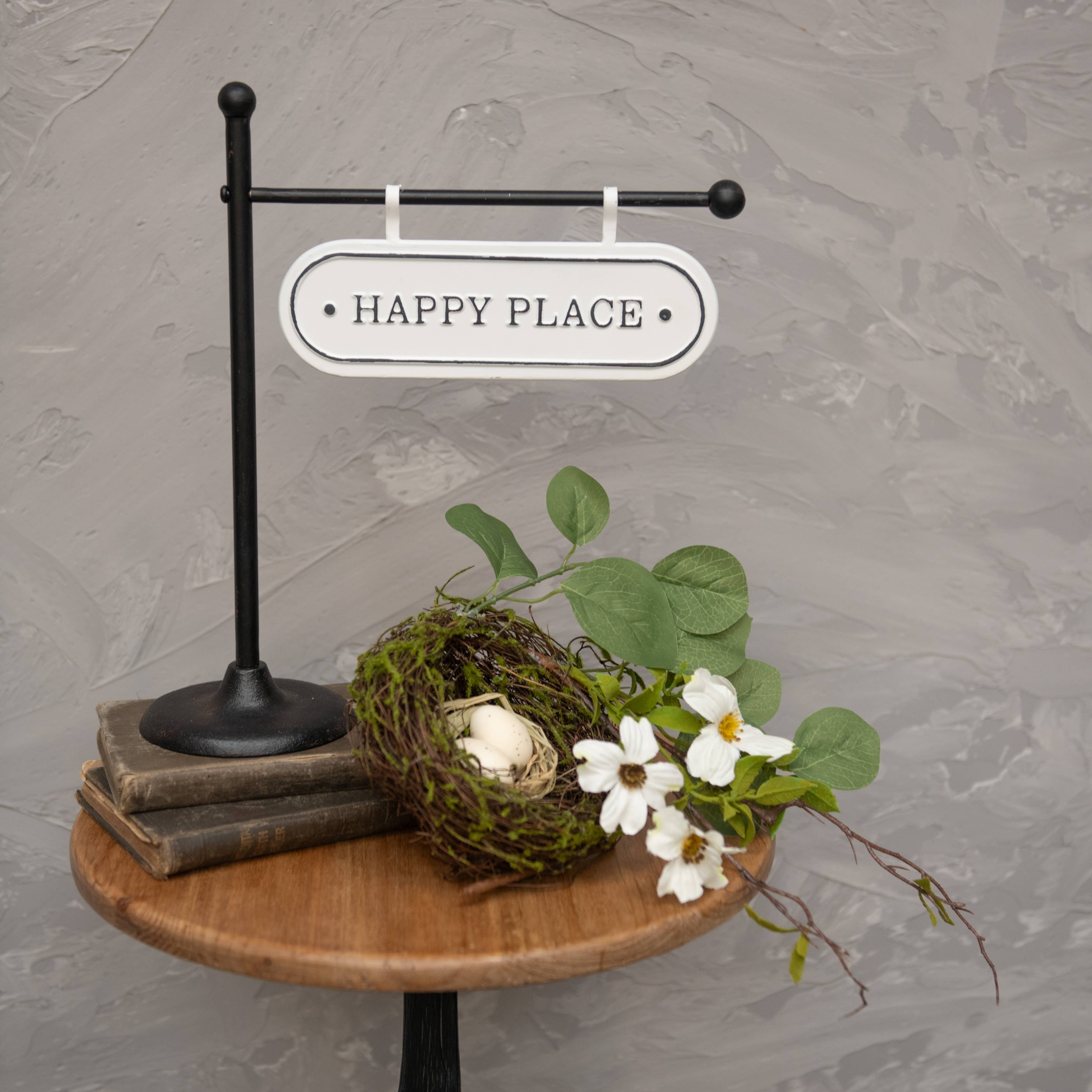 Ragon House - HAPPY PLACE STANDING SIGN | Southern Gray LLC